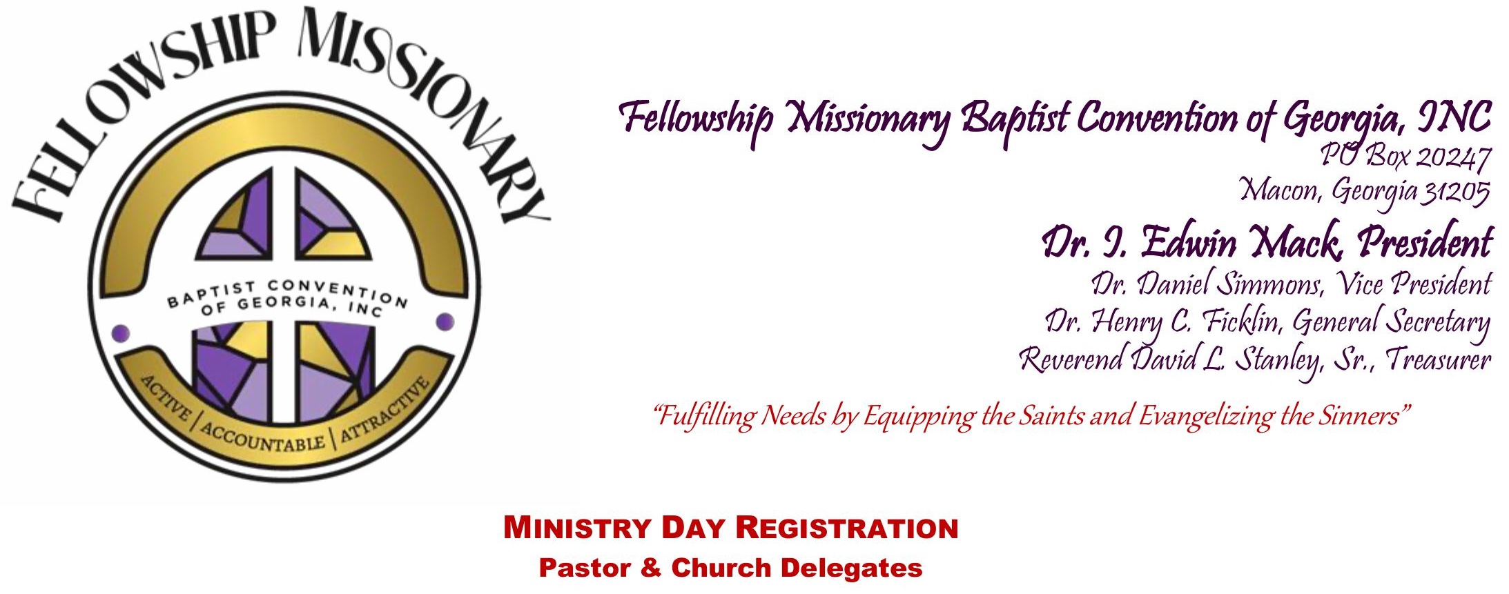 Ministry Day Registration – Fellowship Missionary Baptist Convention of ...